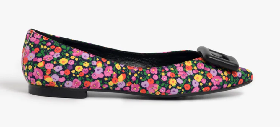 Adeba Fifty Ballet Flats in Flower — UFO No More