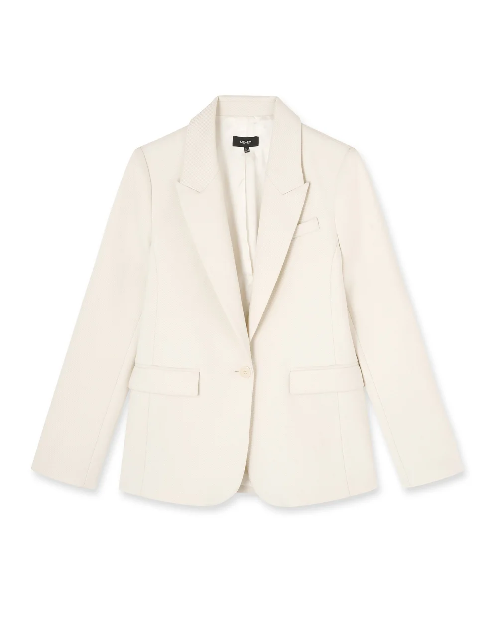 ME and EM Tux Longline Blazer in Pearl — UFO No More