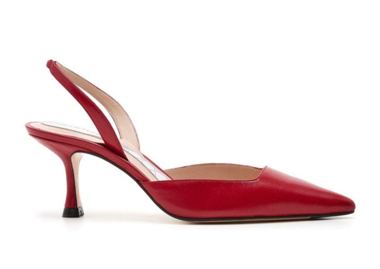 Magrit Marian Pumps in Fuchsia Leather — UFO No More