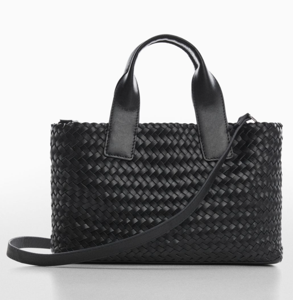 Mango Gardenia Woven Leather Tote Bag — UFO No More