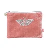 Lua Designs Velvet Butterfly Purse in Blush Pink — UFO No More