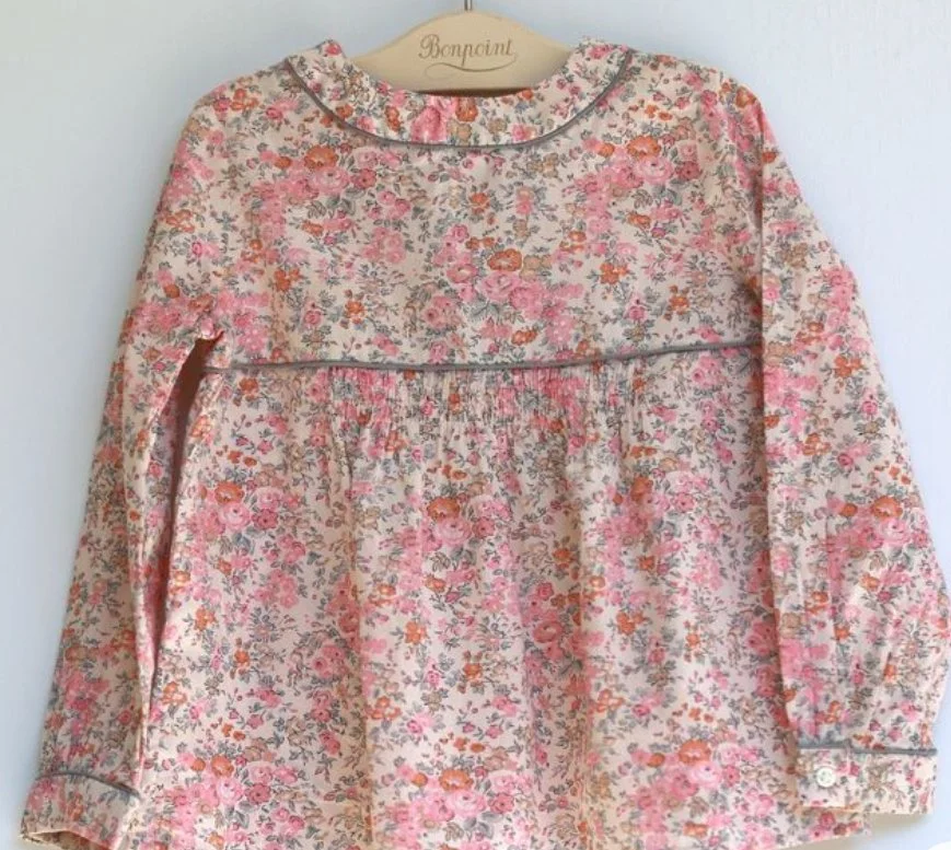Bonpoint Liberty Print Smocked Blouse — UFO No More