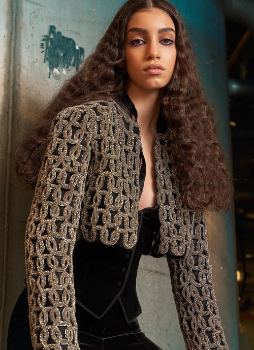 Numéroter by Fadi el Khoury Statement Bolero Jacket — UFO No More