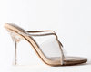Zara Rhinestone Vinyl Mules — UFO No More