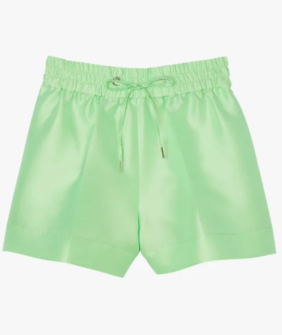 Sandro Straight Leg Satin Finish Shorts — Ufo No More