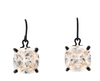 Bottega Veneta Squared Earrings in Crystal — UFO No More