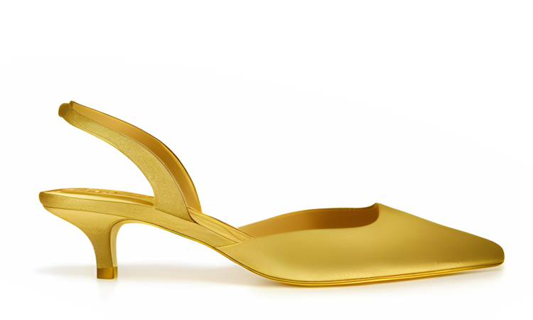 Magrit Mar Pumps in Gold Leather — UFO No More