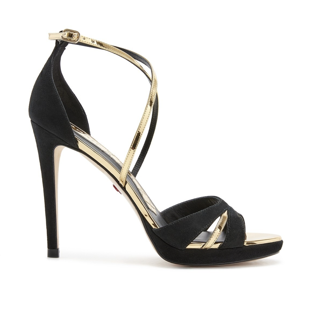 Magrit Leyla Sandals in Navy Patent Leather — UFO No More