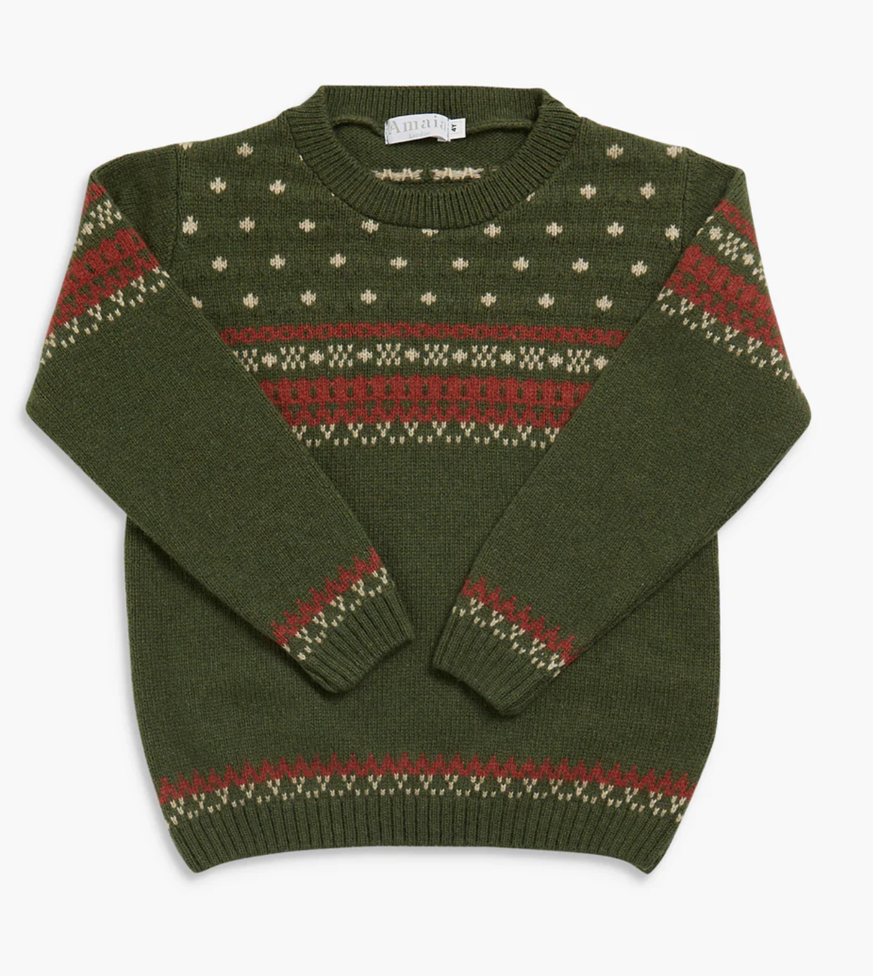 Amaia Kids Mario Fairisle Jumper — UFO No More