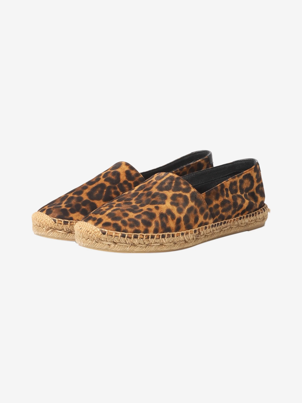 Saint Laurent Leopard-Print Espadrilles in Brown — UFO No More