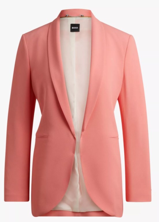 Hugo Boss Jirea Blazer in Coral — UFO No More