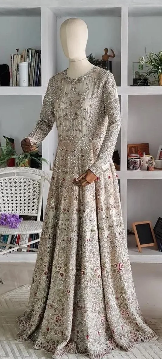 Mahpara Khan Embroidered Gown — UFO No More