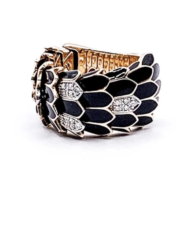 Roberto Coin Red Enamel Ring — UFO No More
