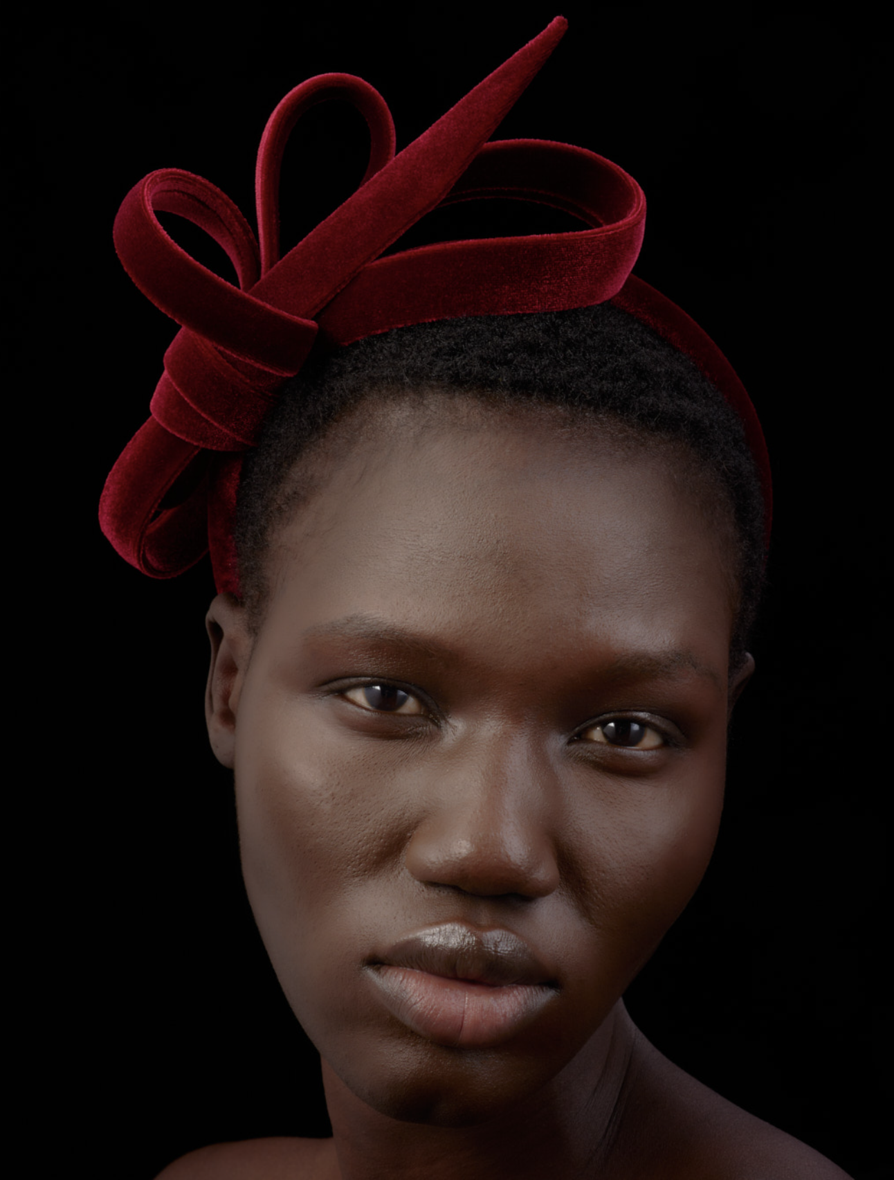 Philip Treacy Bow Headband with Veil in Black — UFO No More