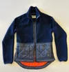 Wool Rebel Tedd Pile Jacket in Navy — UFO No More