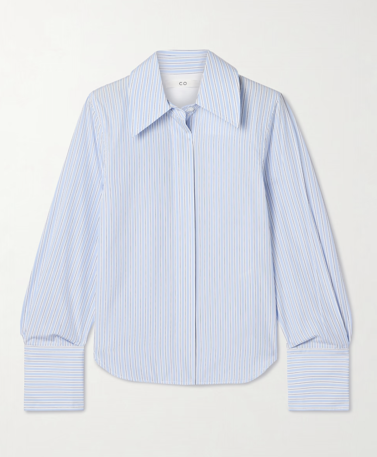 CO Striped Cotton-Poplin Shirt — UFO No More