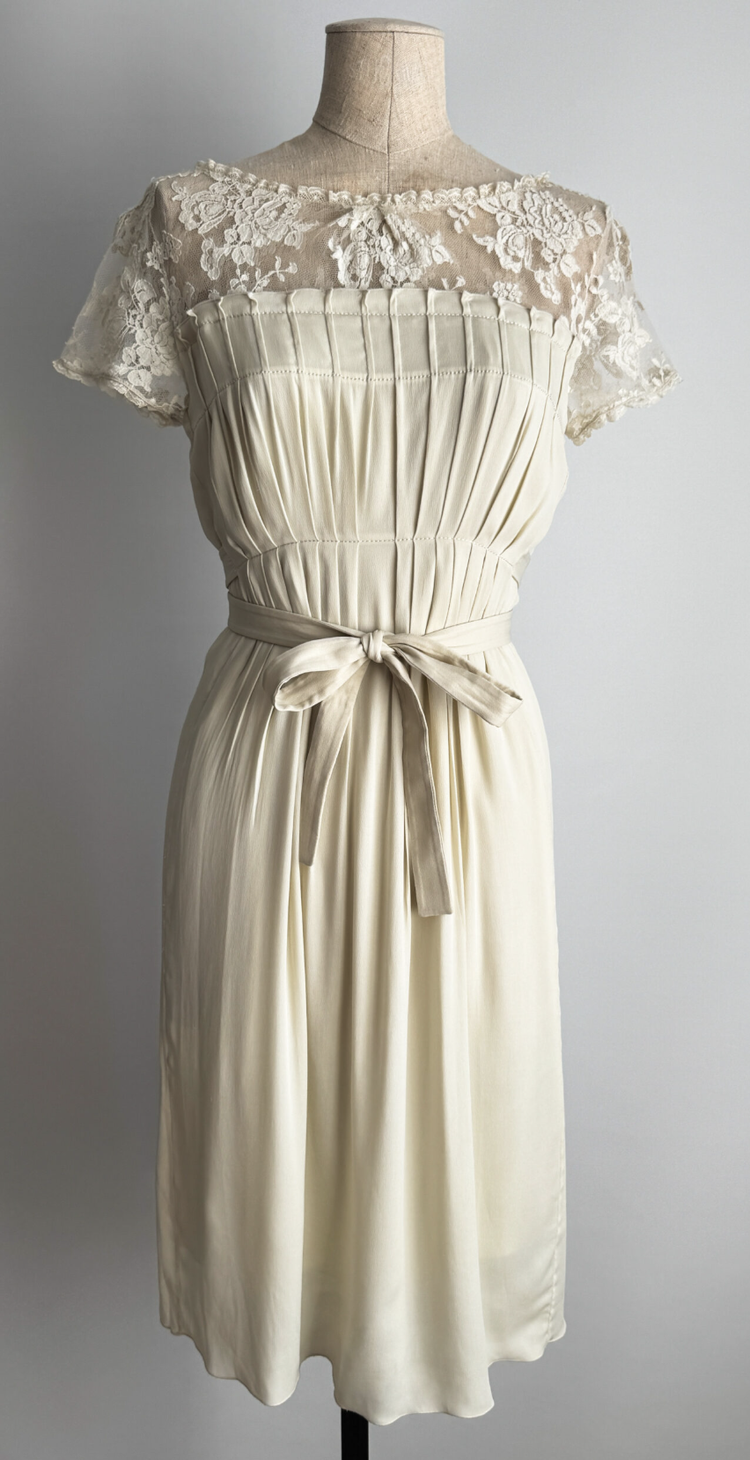 Valentino Lace Pleated Dress — UFO No More