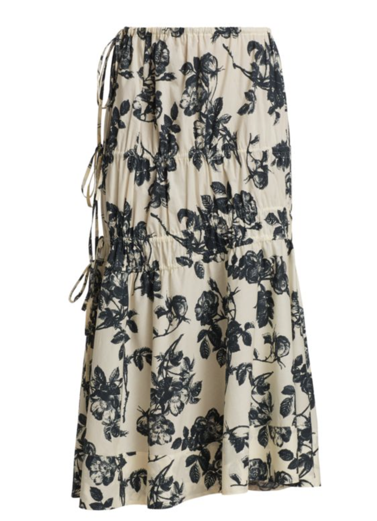 Brock Collection Susanna Floral Print Midi Skirt — UFO No More