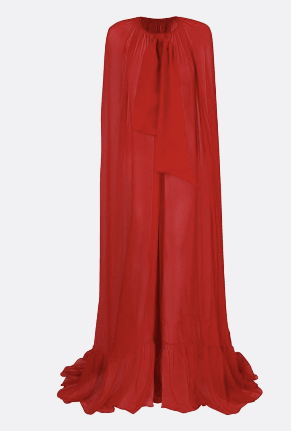 Safiyaa Affie Cape in Lacquer Red — UFO No More