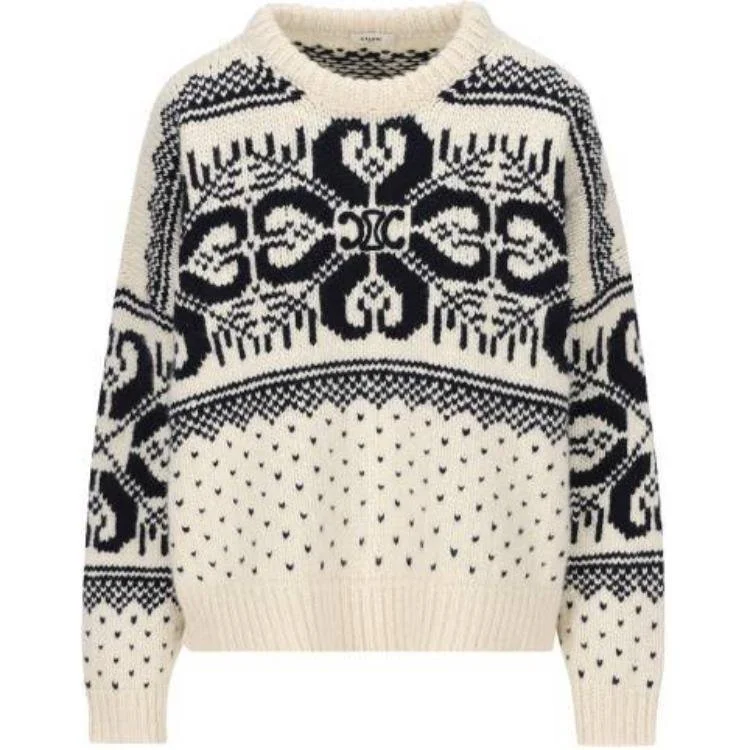 Celine Fair Isle Cashmere Sweater — UFO No More
