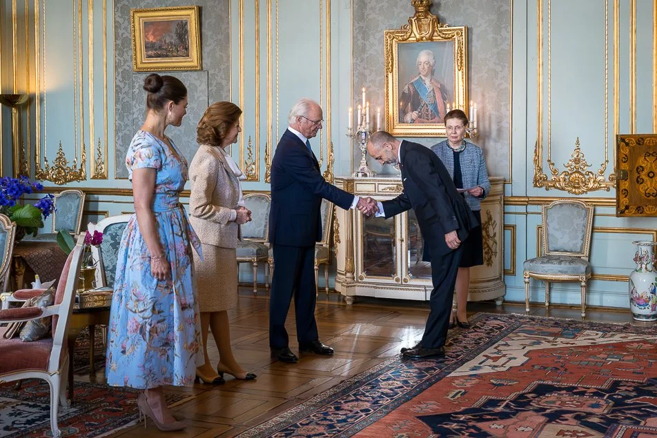 Swedish Royal Couple and Crown Princess Victoria host Diplomatic ...