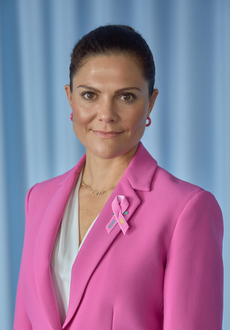 Crown Princess Victoria supports the Cancer Foundation's Pink Ribbon ...