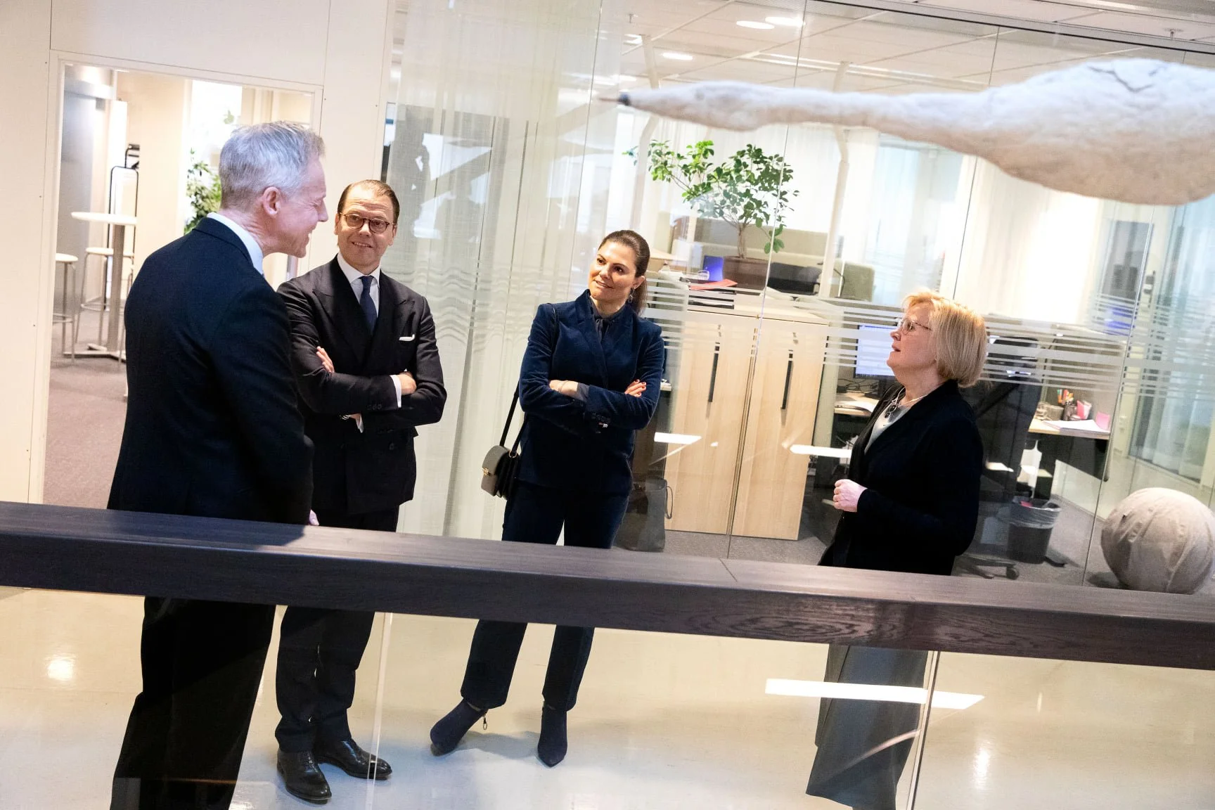 Crown Princess Victoria and Prince Daniel visit the Public Prosecutor's ...