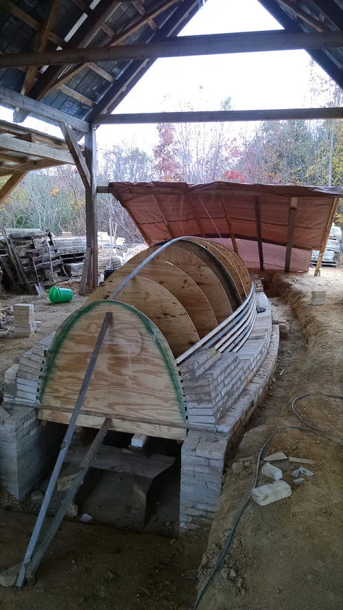 Kiln Construction — CHAD BROWN POTTERY