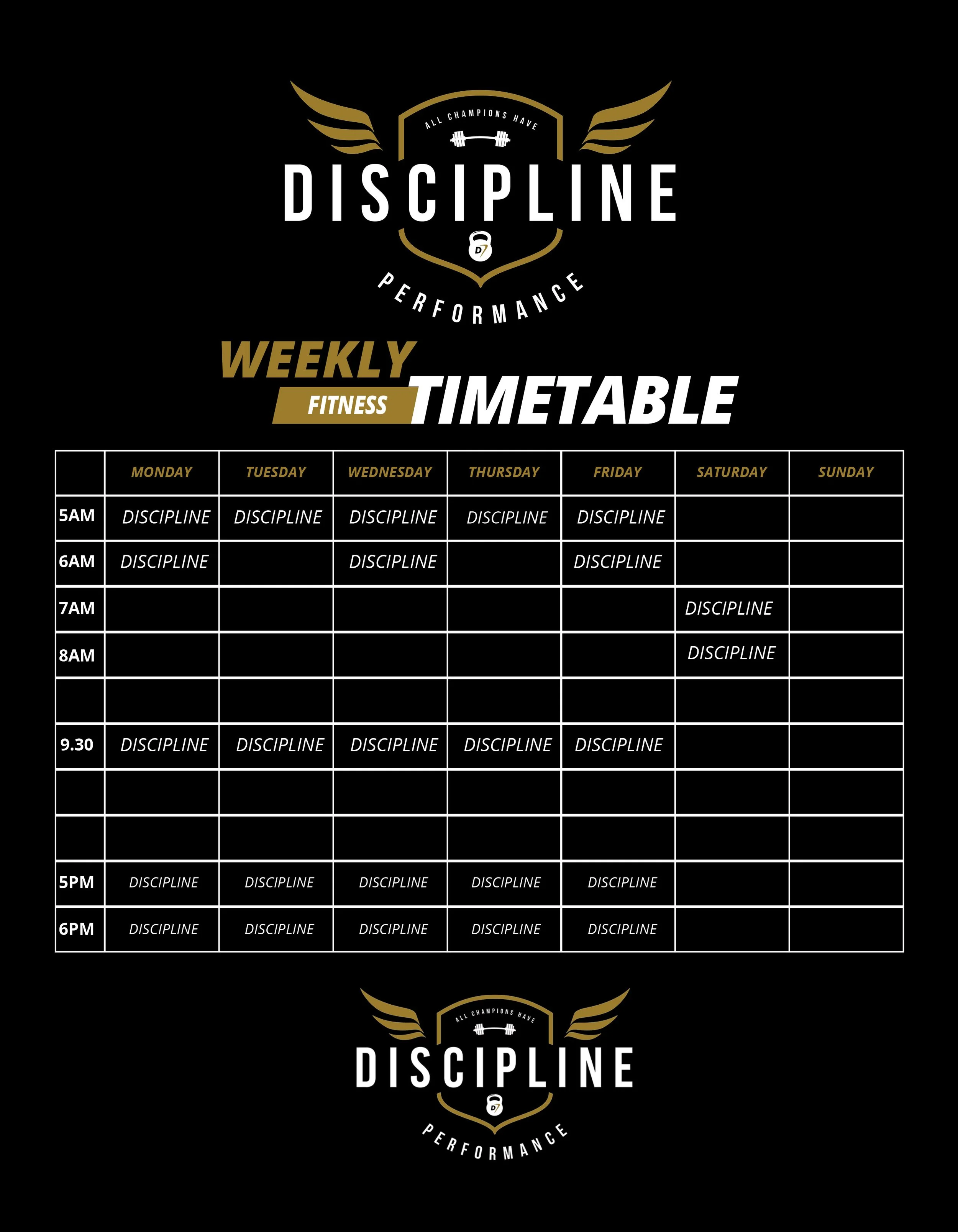 Discipline Performance