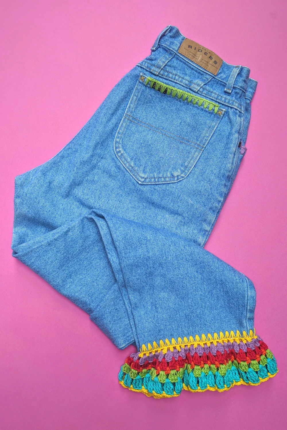 FRILL JEANS HACK — Katie Jones