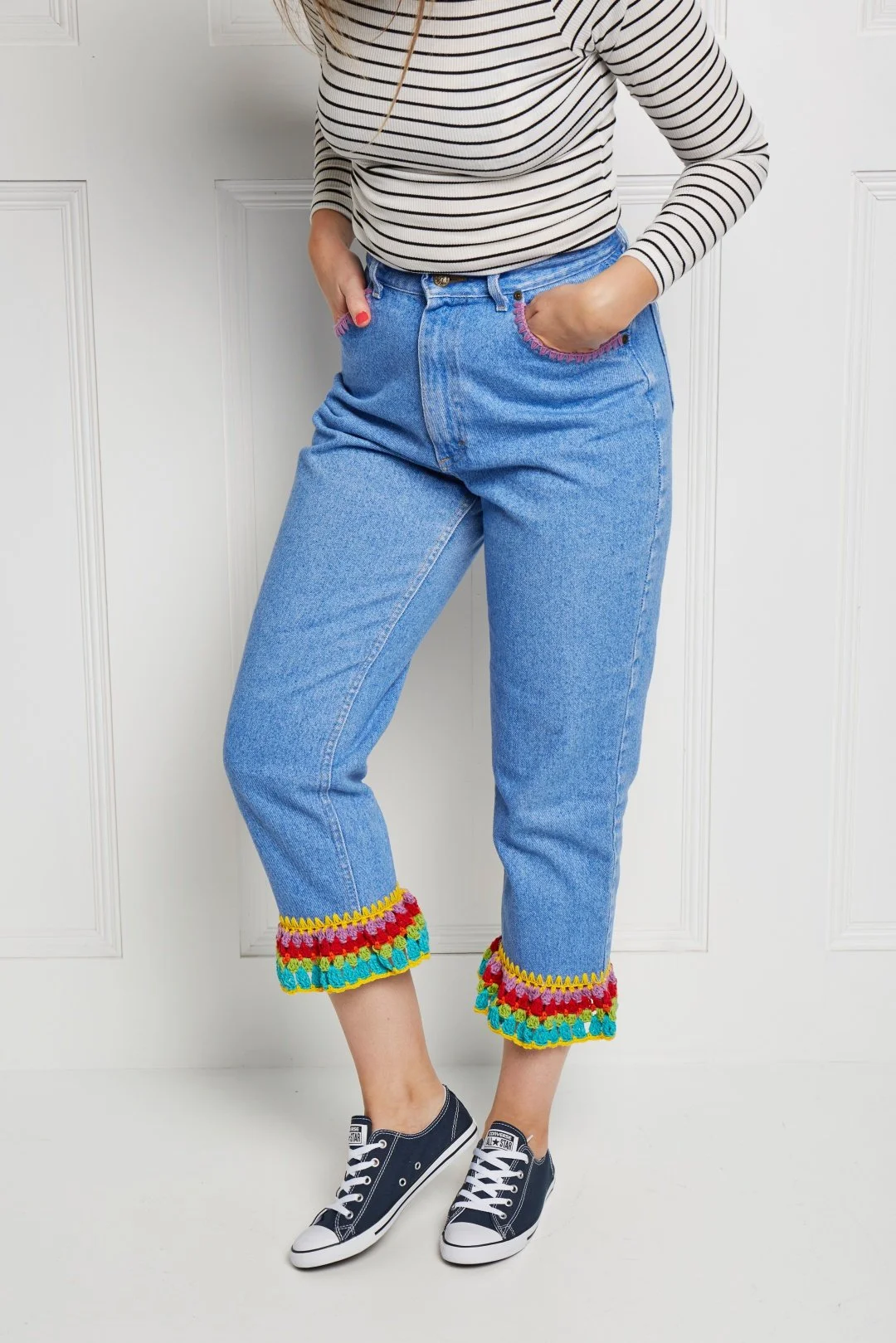 FRILL JEANS HACK — Katie Jones