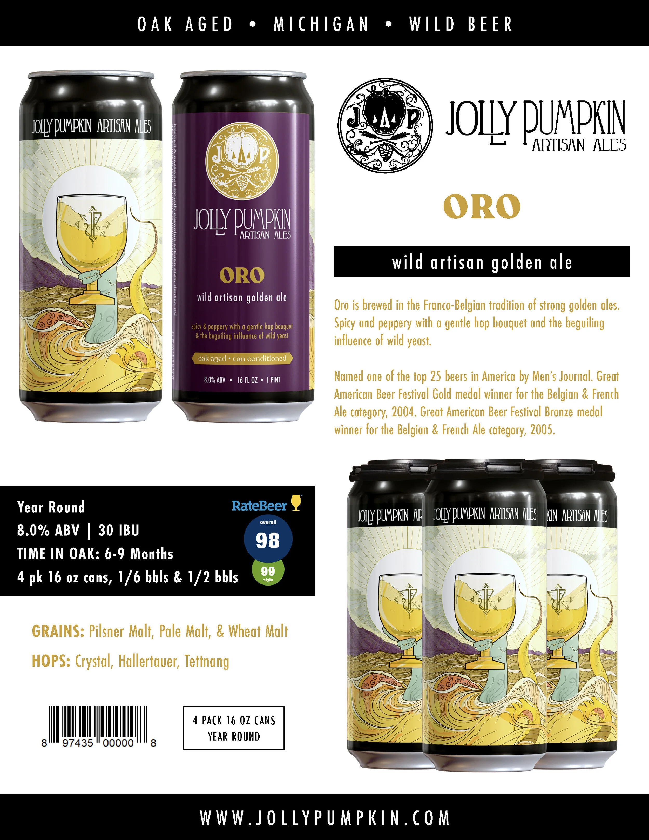 Oro Assets — JOLLY PUMPKIN ARTISAN ALES