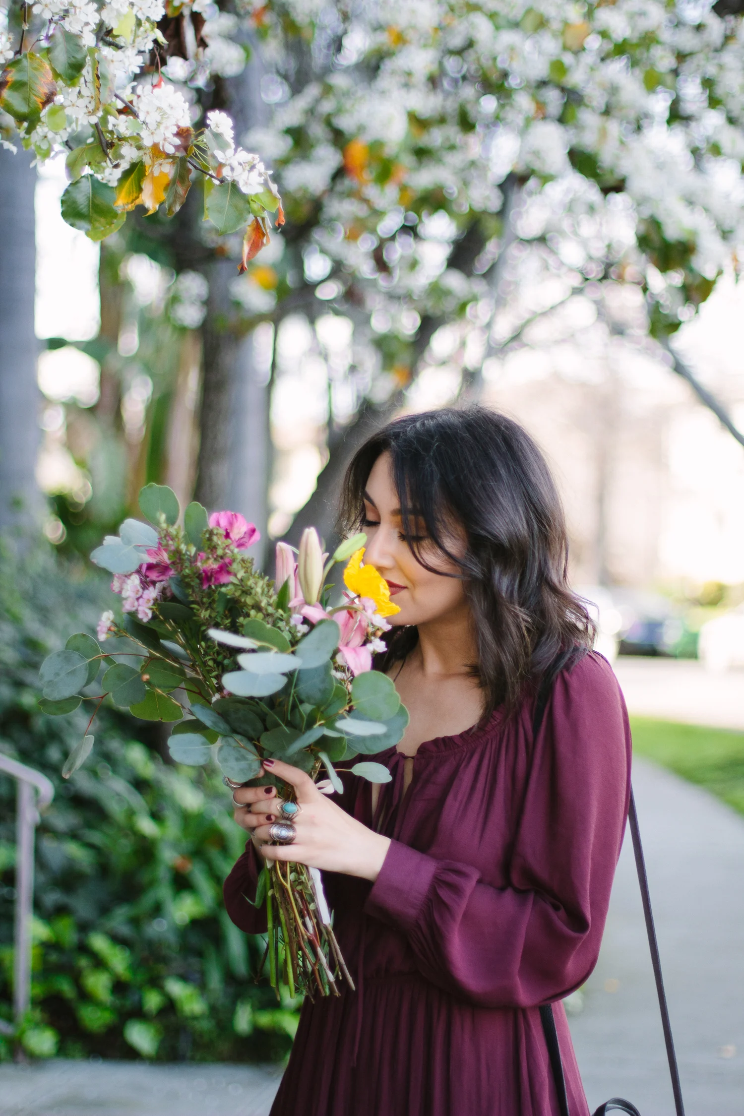 Valentine's Day: Bouquets & Bevies — black & blooms