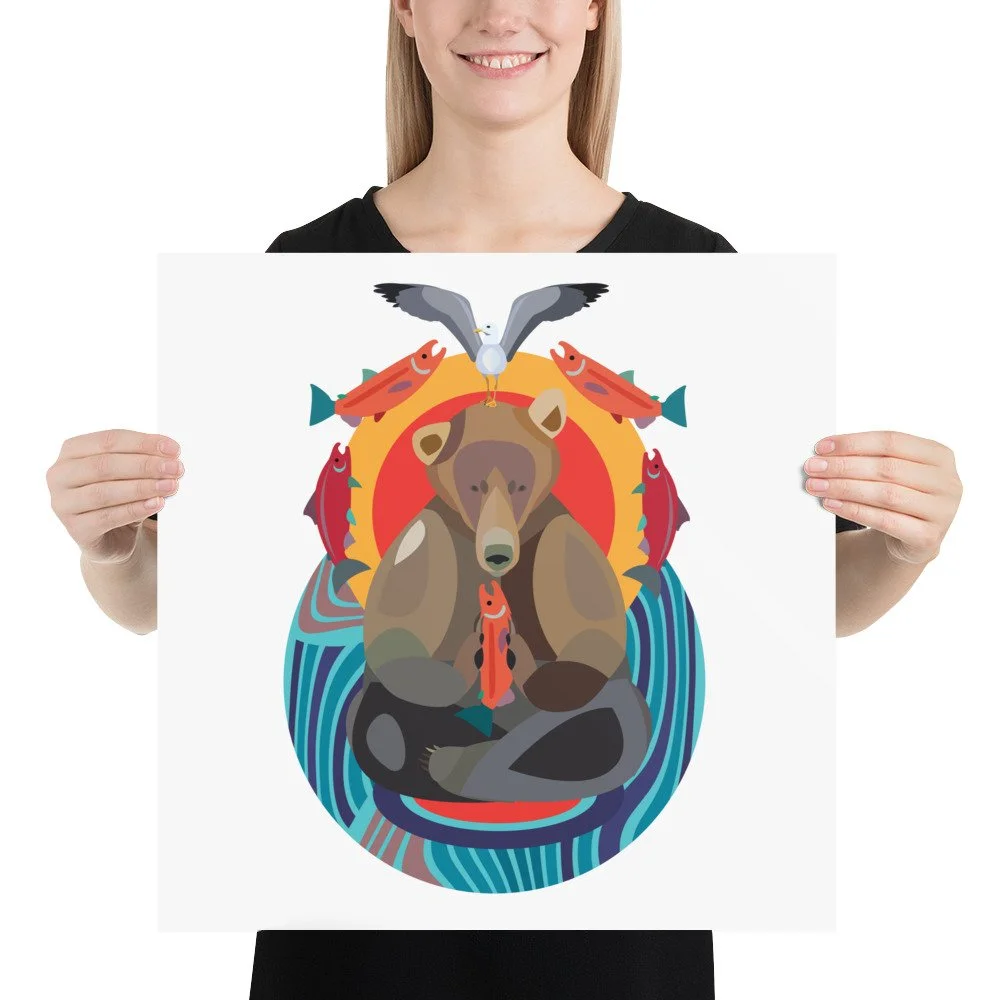 Zen Master Otis Print — SARA WOLMAN
