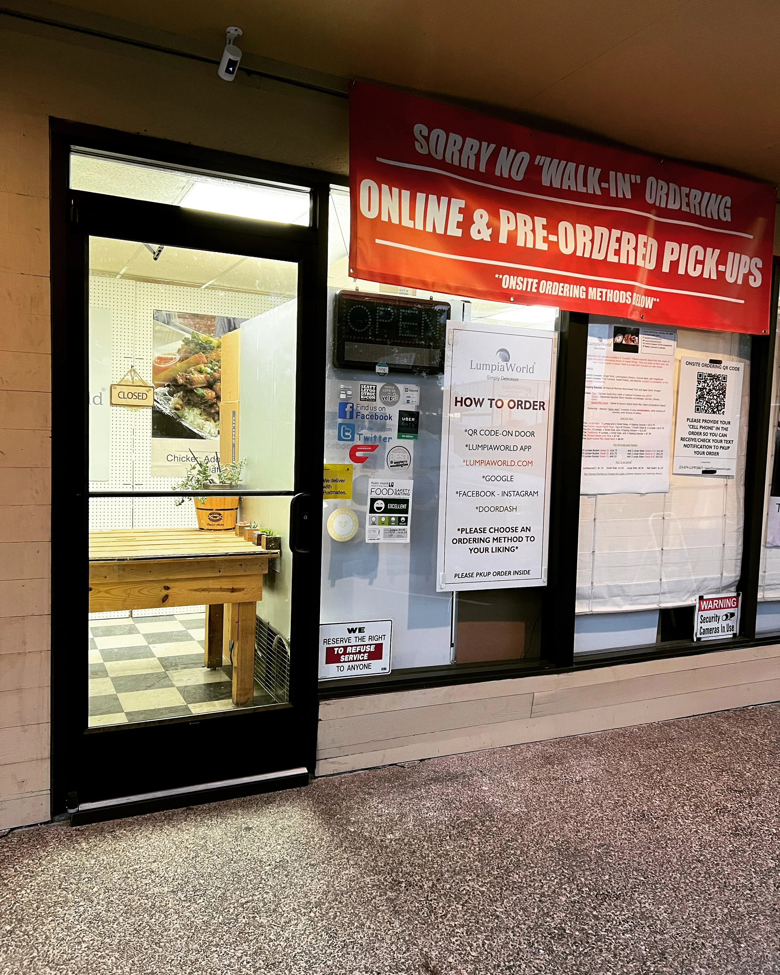 MENU — Lumpia World