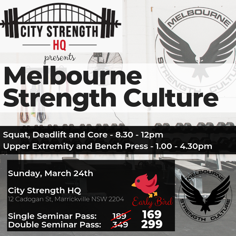 City Strength HQ Powerlifting & Strength Gym — Event Calendar