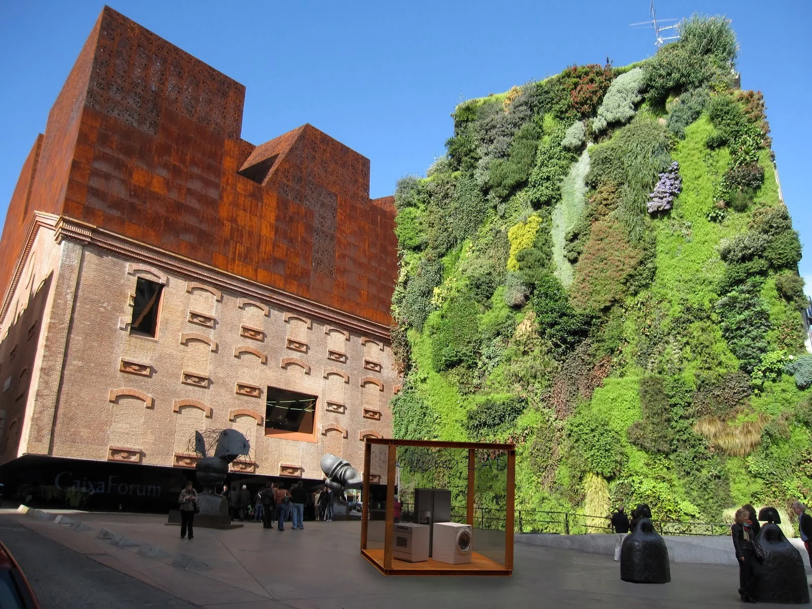 Caixa Forum Green Wall