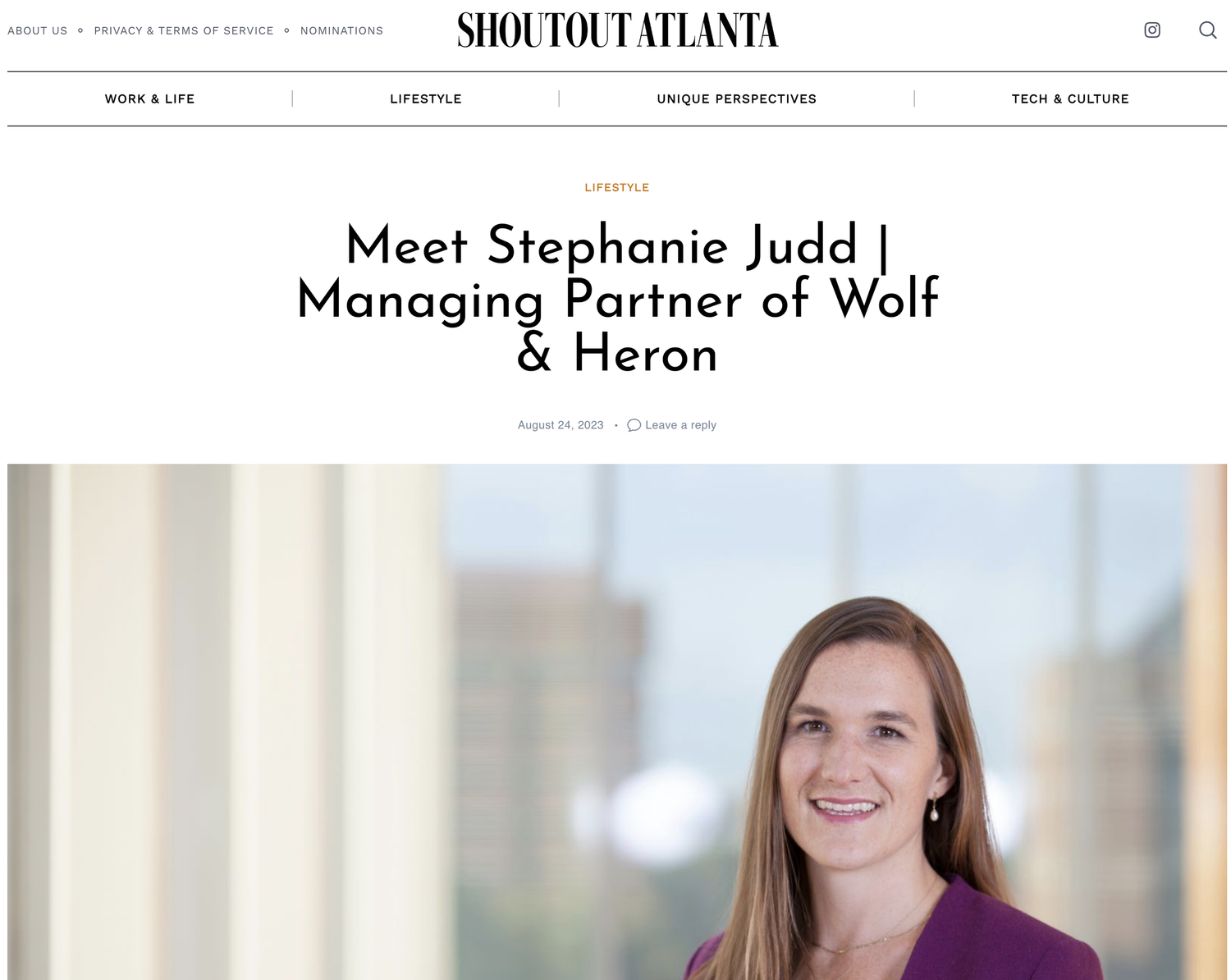Shoutout Atlanta: Meet Stephanie Judd — Wolf & Heron