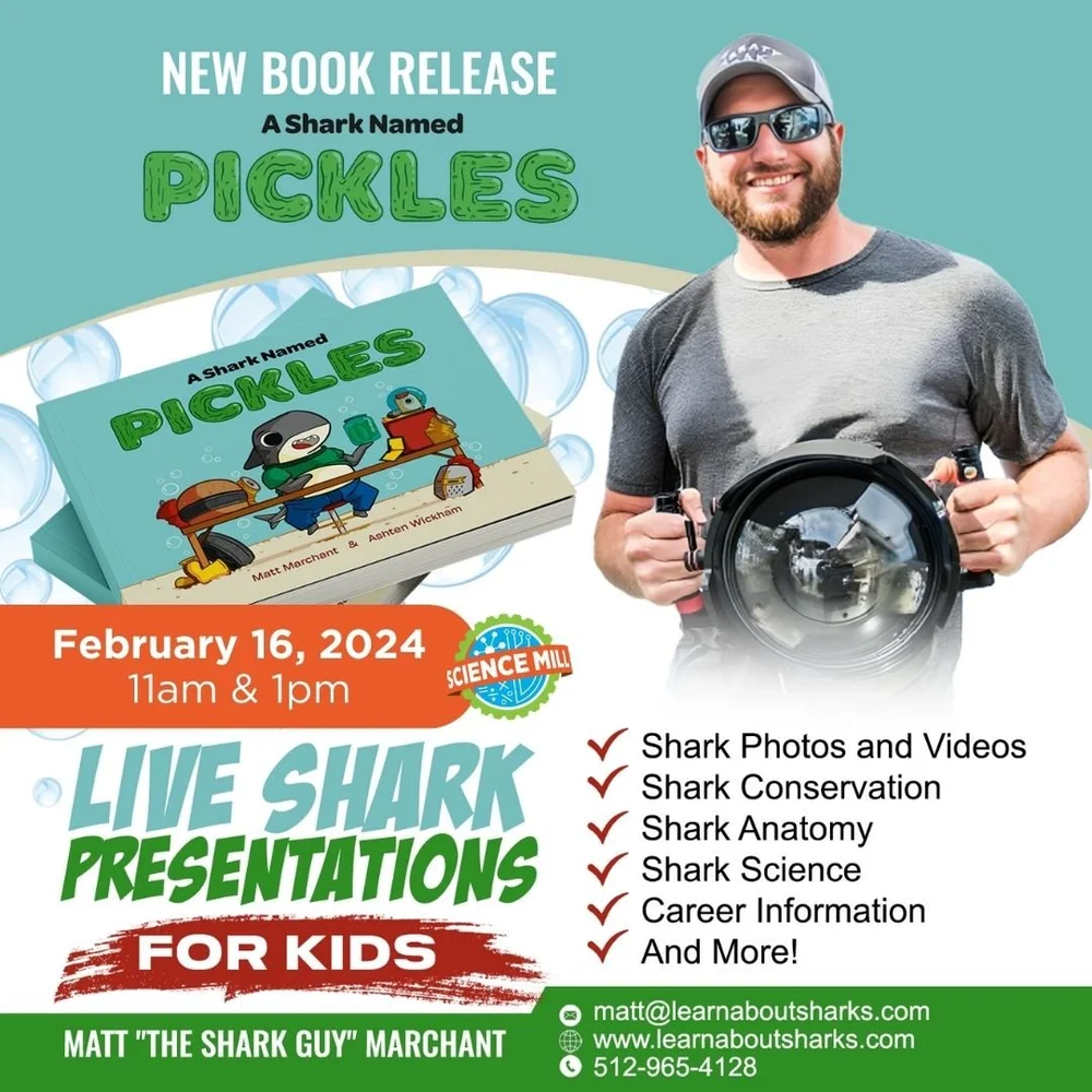 Matt "The Shark Guy" Marchant Book Signing — Science Mill