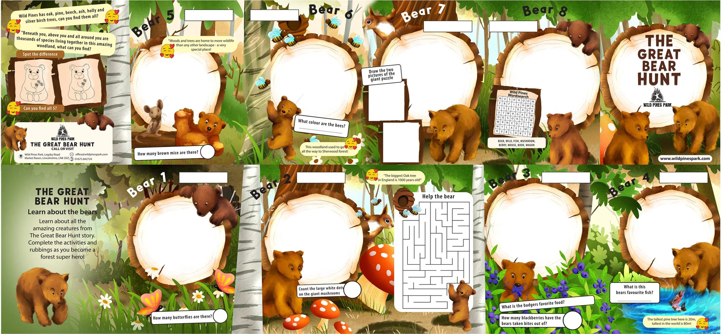 The Great Bear Hunt | Woodland Trail | Wild Pines Park | WILD PINES PARK