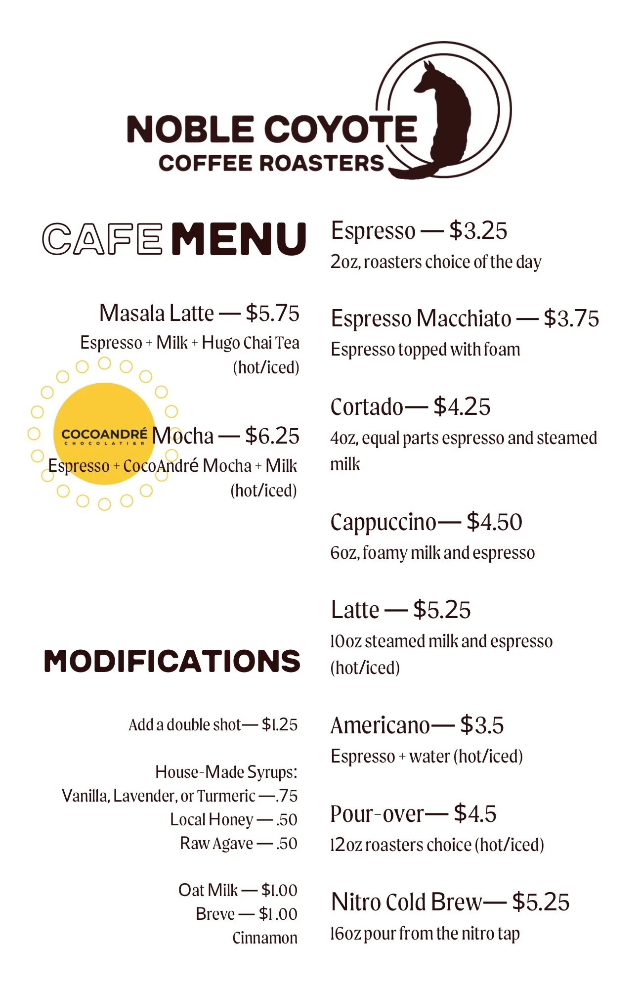 Coffee Lab — Noble Coyote Coffee Roasters