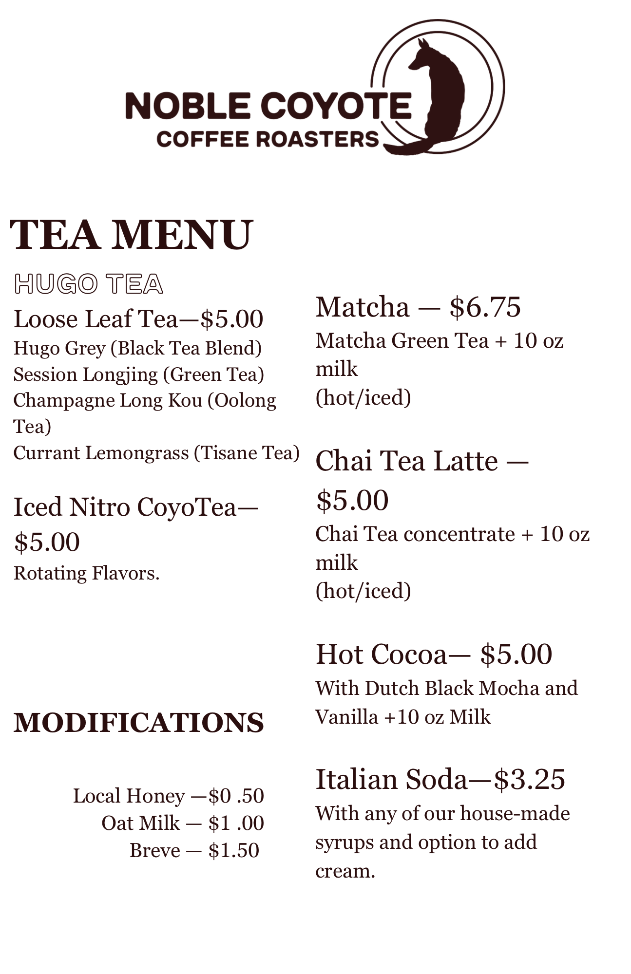 Coffee Lab — Noble Coyote Coffee Roasters