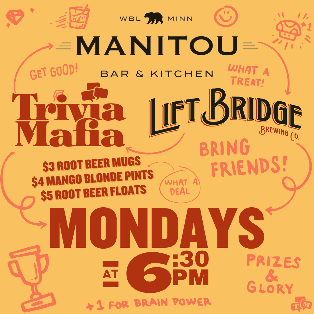 CALENDAR — Manitou Bar & Kitchen