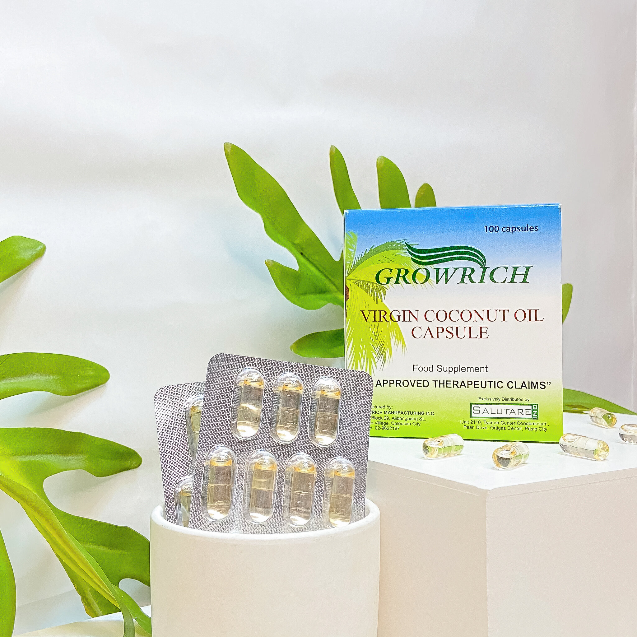 UPSIZE PH | GROWRICH VCO capsules have health and aesthetic benefits