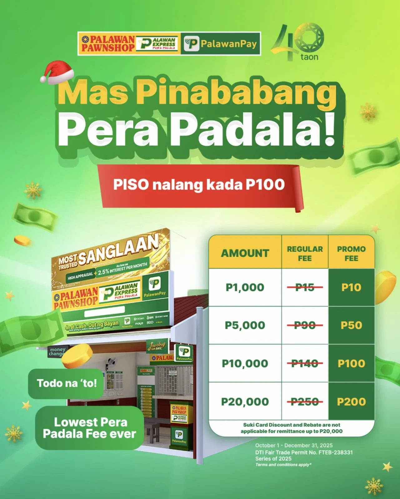 UPSIZE PH | Palawan Express Pera Padala now has Lower Domestic ...