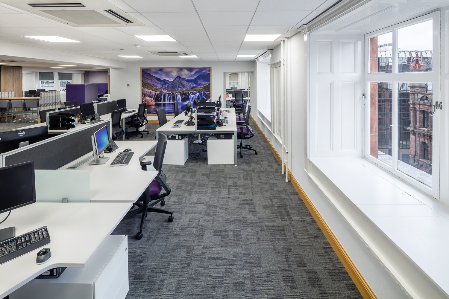Interior design, office refurbishment and fit out Glasgow — Amos Beech
