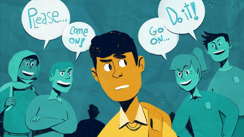 Peer Pressure Cartoon Drugs