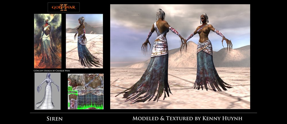 God Of War Siren