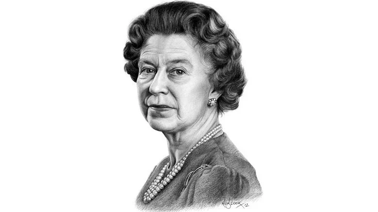 Queen Elizabeth 2 Portrait