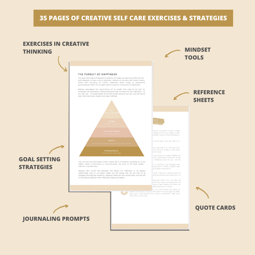 CREATIVE SELF CARE: A 'HOW TO' WORKBOOK — Creative Heart healer